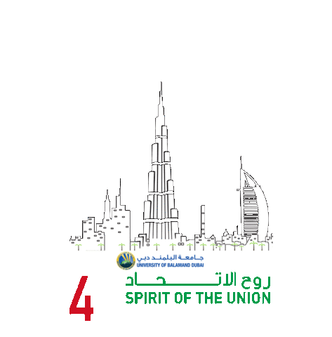 National Day Uae Sticker by University of Balamand Dubai for iOS ...