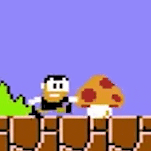 Mario Bros Eating GIF by LLIMOO - Find & Share on GIPHY