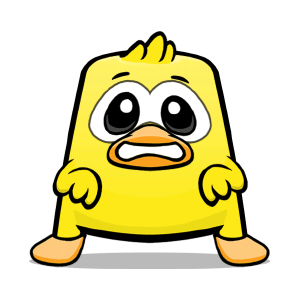 Scared Duck Sticker by PeopleFun for iOS & Android | GIPHY