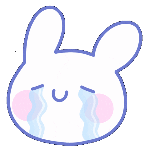 Crying Bunny Gif