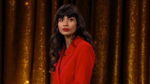Jameela Jamil GIF by The Misery Index - Find & Share on GIPHY