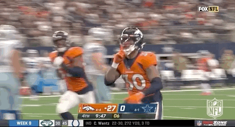 Denver Broncos Running GIF by NFL - Find & Share on GIPHY