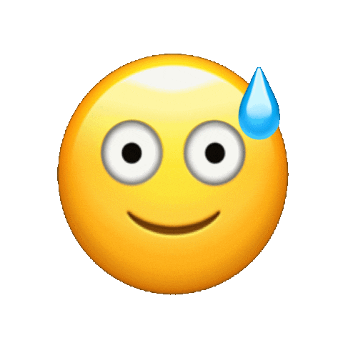 Nervous Smile Emoticon