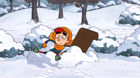 Heavy Animated Snowfall Gif