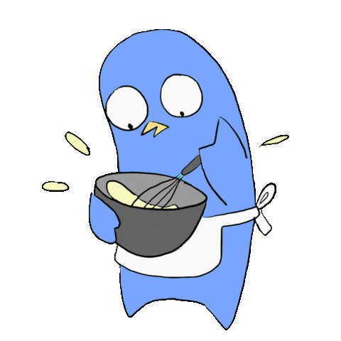 Bird Cooking Sticker by Dedouze for iOS & Android | GIPHY