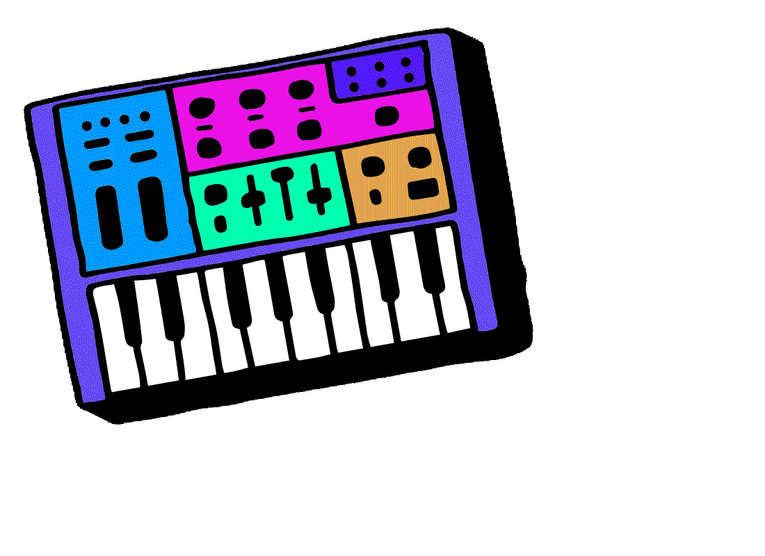 Keyboard Synth Sticker for iOS & Android | GIPHY