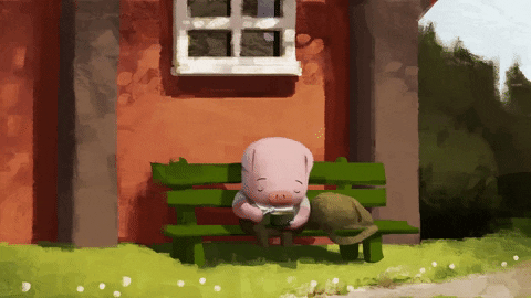 Sad Pig GIF by Tonko House - Find & Share on GIPHY