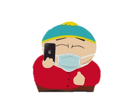 Eric Cartman Mask Sticker by South Park for iOS & Android | GIPHY