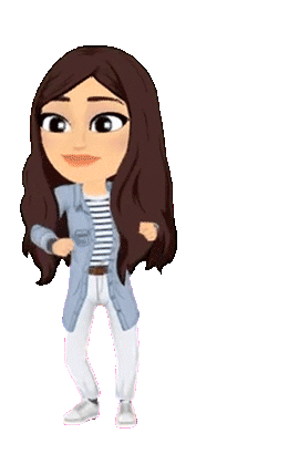 Girl Emoji Sticker by Ulya Kurbanova for iOS & Android | GIPHY