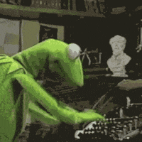 Kermit Typing GIFs - Find & Share on GIPHY
