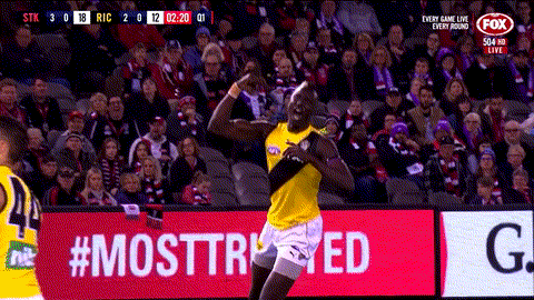 Aussie Rules Celebrations GIF by AFL - Find & Share on GIPHY