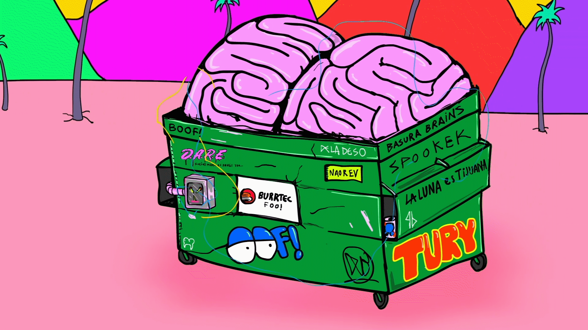 Waste Brains GIF by deladeso - Find & Share on GIPHY