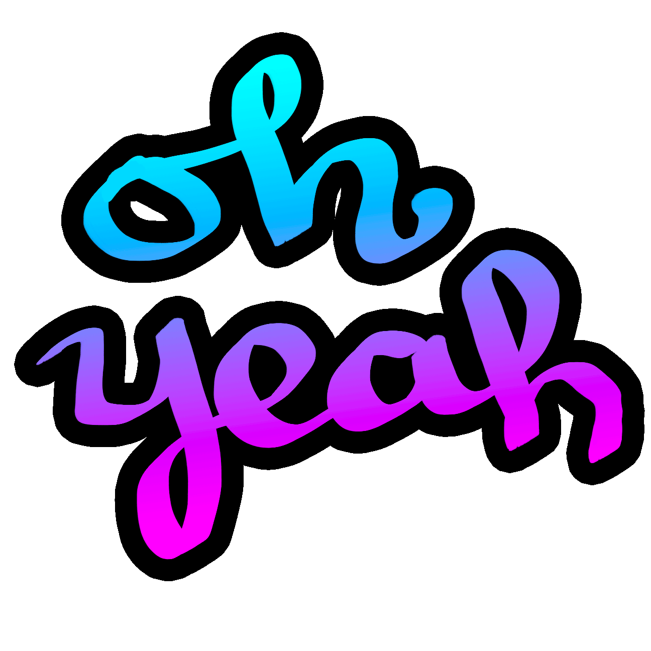 Oh Yeah Yes Sticker by megan motown for iOS & Android | GIPHY