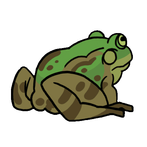 Animation Frog Sticker for iOS & Android | GIPHY