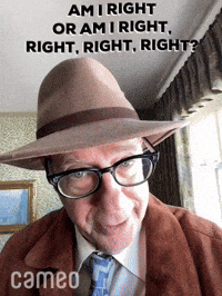 Am I Right Or Am I Right Gif