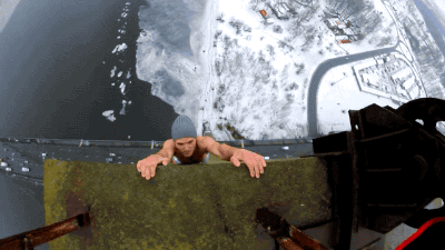 New trending GIF tagged scary daredevil extreme stunt… | Trending Gifs
