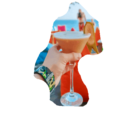 Tropical Island Beach Sticker by La Chill Bar & Restaurant Lombok for ...