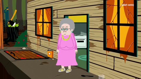 Old Lady Gif