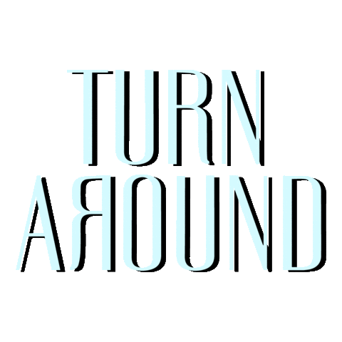 Turn Around Sticker for iOS & Android | GIPHY