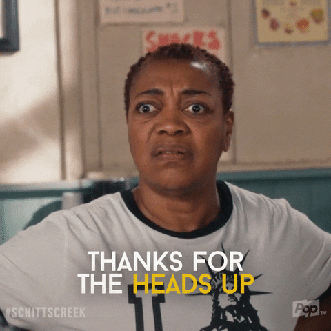 Sad Heads Up GIF by Schitt's Creek - Find & Share on GIPHY