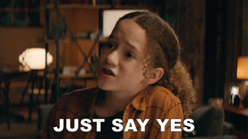 Just Say Yes GIFs - Get the best GIF on GIPHY