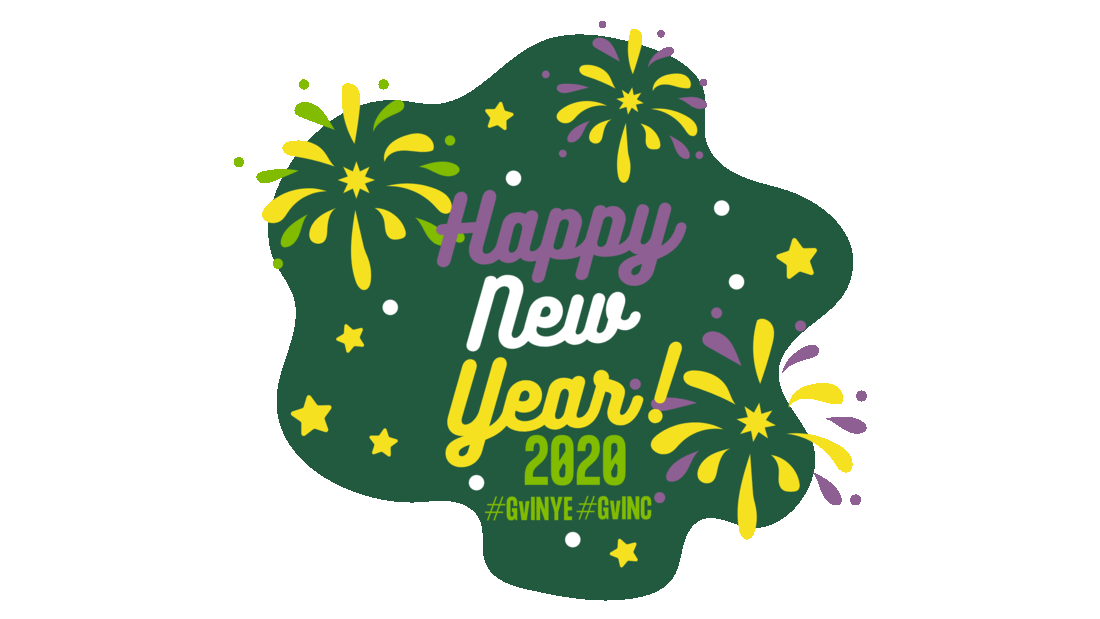 Happy New Year Fireworks Sticker by City of Greenville, NC for iOS ...