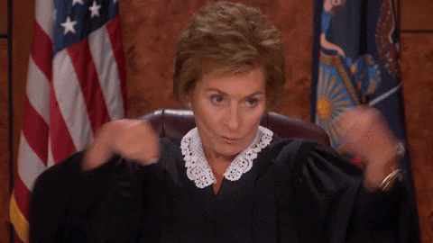 Judge Judy Watch Gif