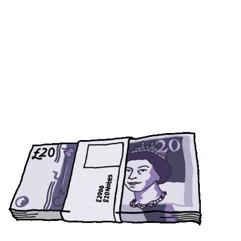 Money Balling Sticker by DISCARD for iOS & Android | GIPHY