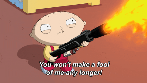Stewie Griffin With A Gun Gif