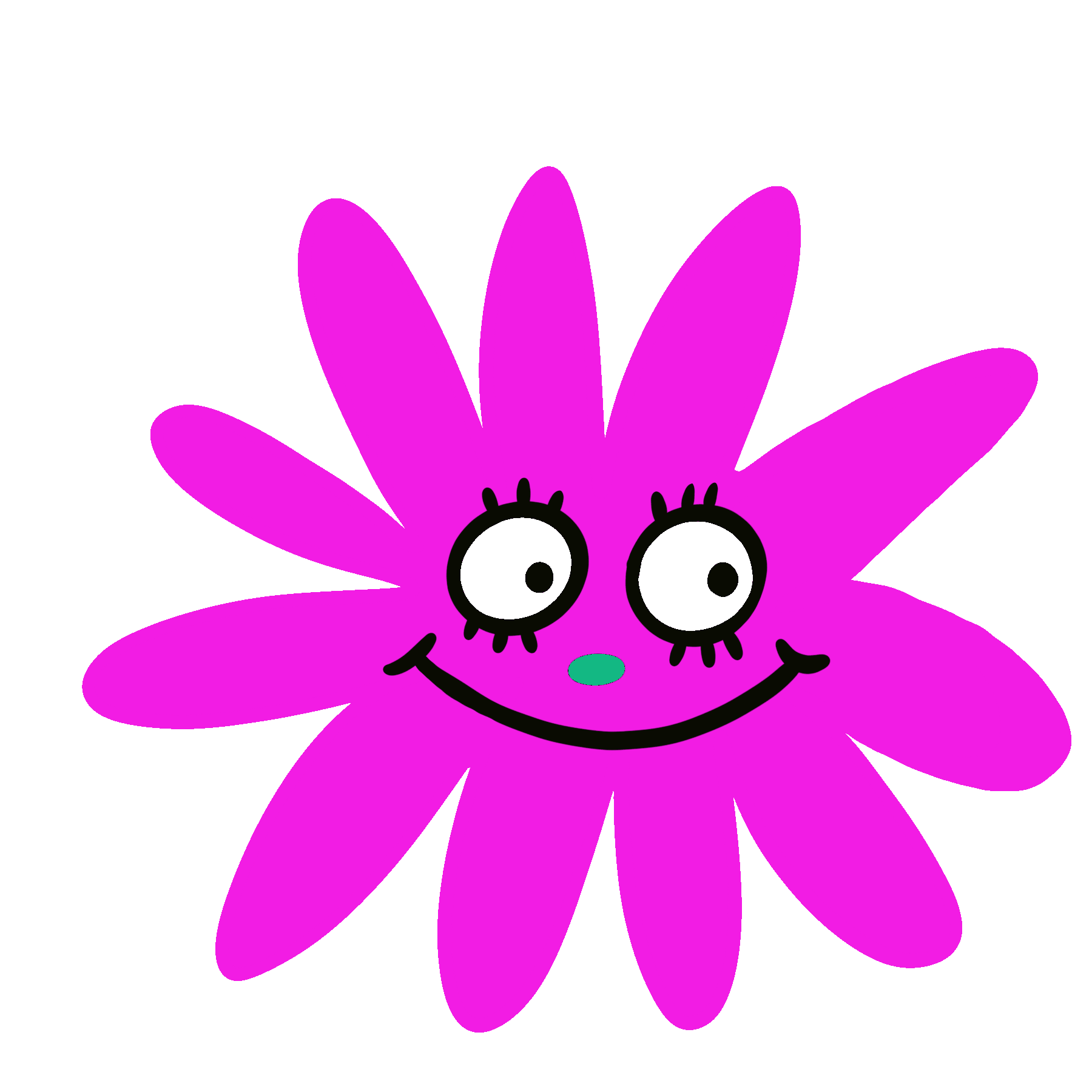 Happy Flower Sticker by Jelene for iOS & Android | GIPHY