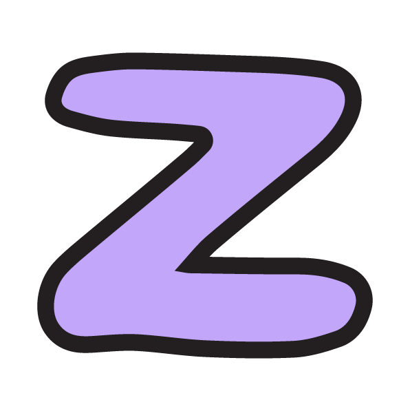 A-Z Letter Sticker by irlrubyph for iOS & Android | GIPHY