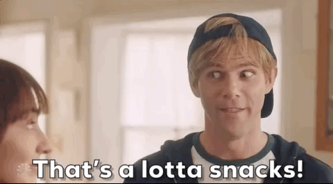 Happy Food GIF by Saturday Night Live - Find & Share on GIPHY