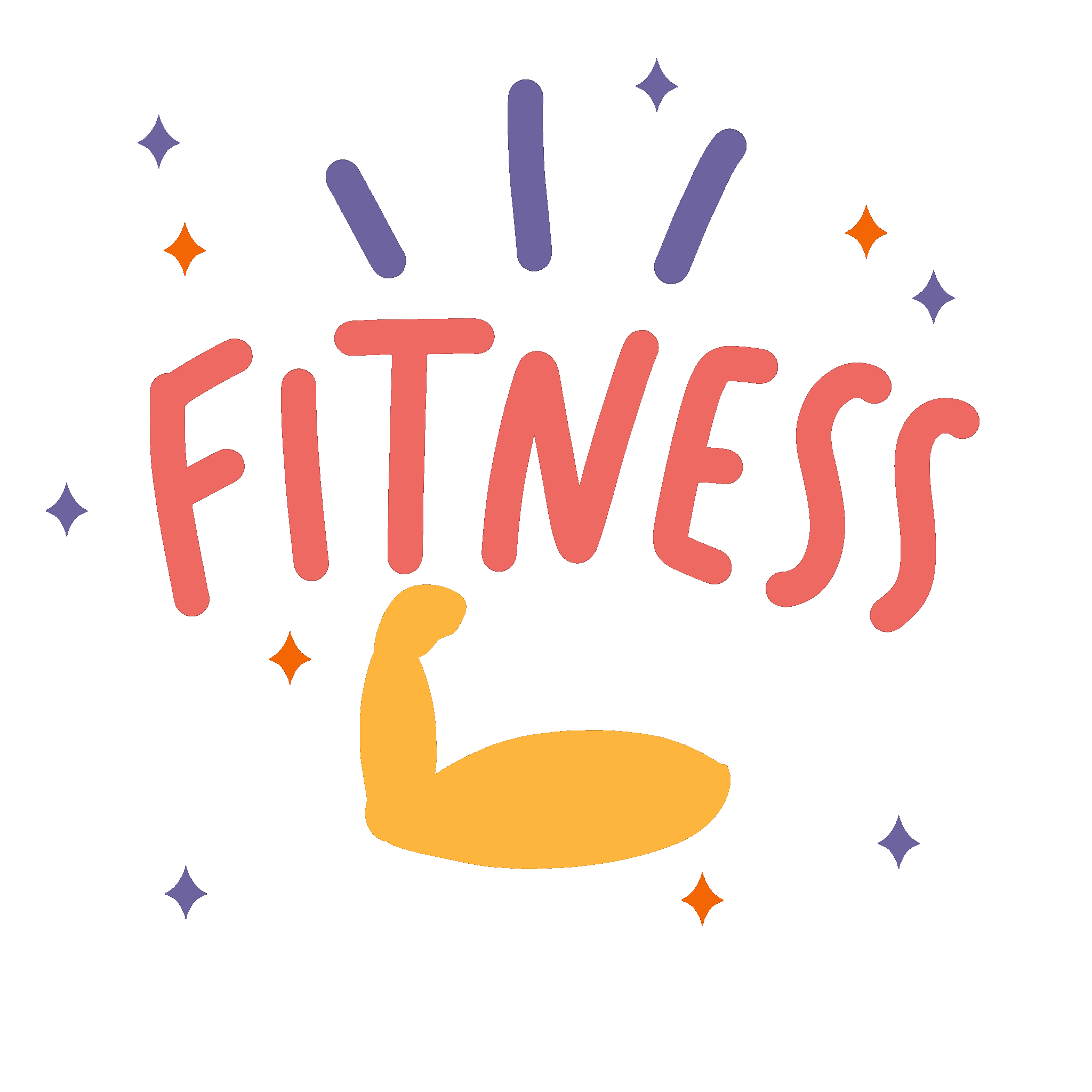 Fitness Sticker by Rabisco de Letras for iOS & Android | GIPHY