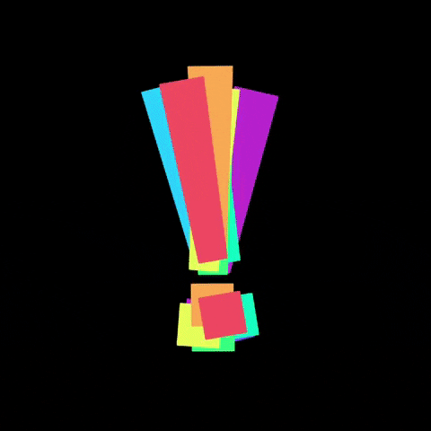Exclamation Point Be Curious GIF by Cambridge Science Festival - Find ...