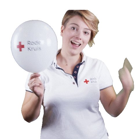 Happy Red Cross Sticker by Rode Kruis Nederland for iOS & Android | GIPHY