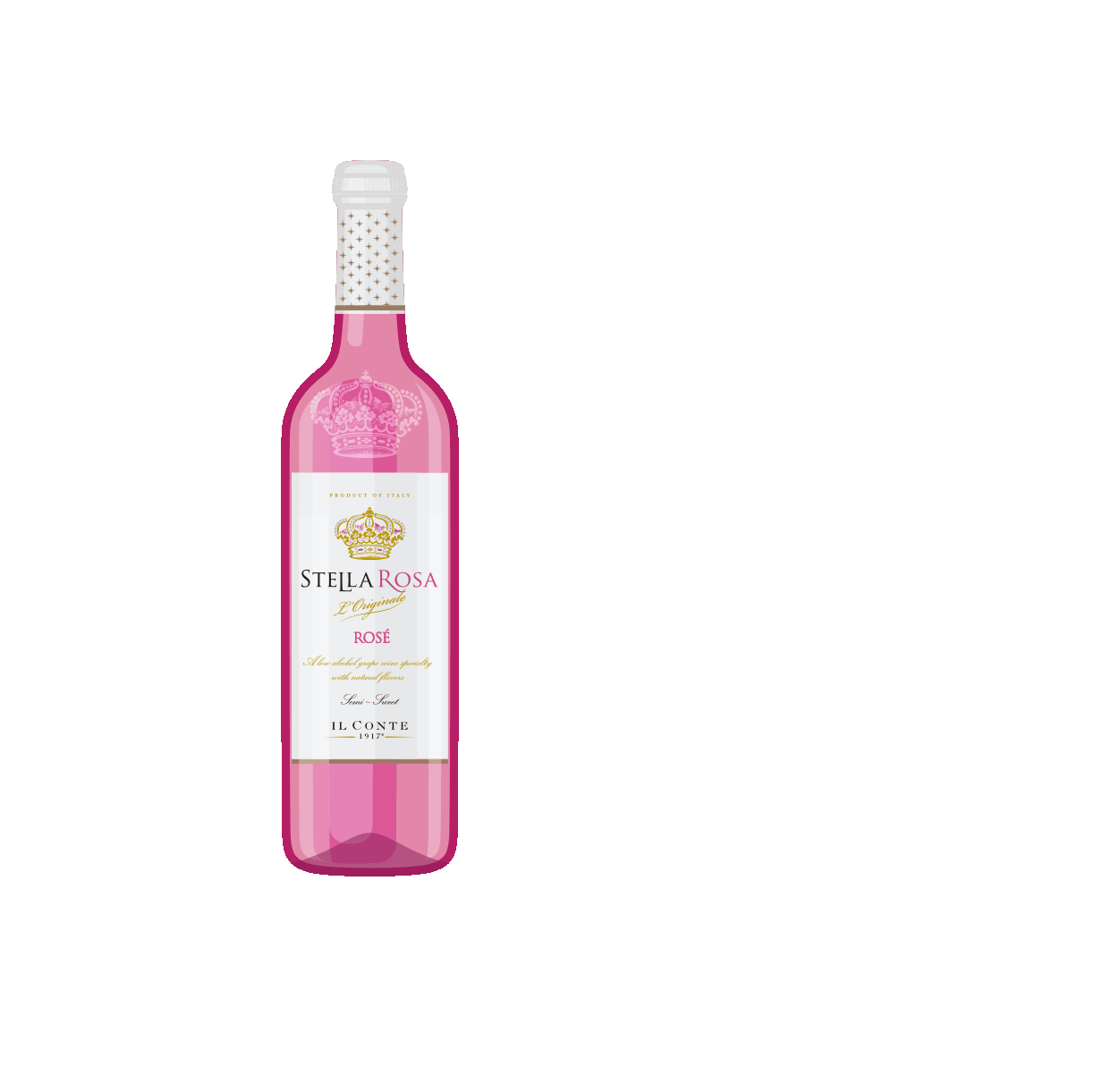 Rose Wine Sticker By Stella Rosa Wines For Ios And Android Giphy
