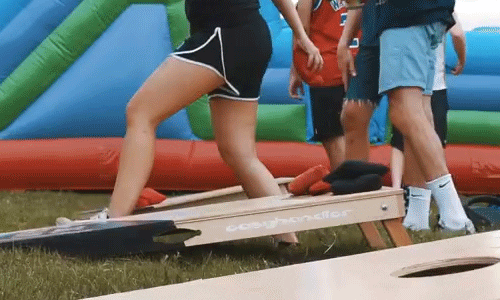 Cornhole Fraylife GIF by DC Fray - Find & Share on GIPHY