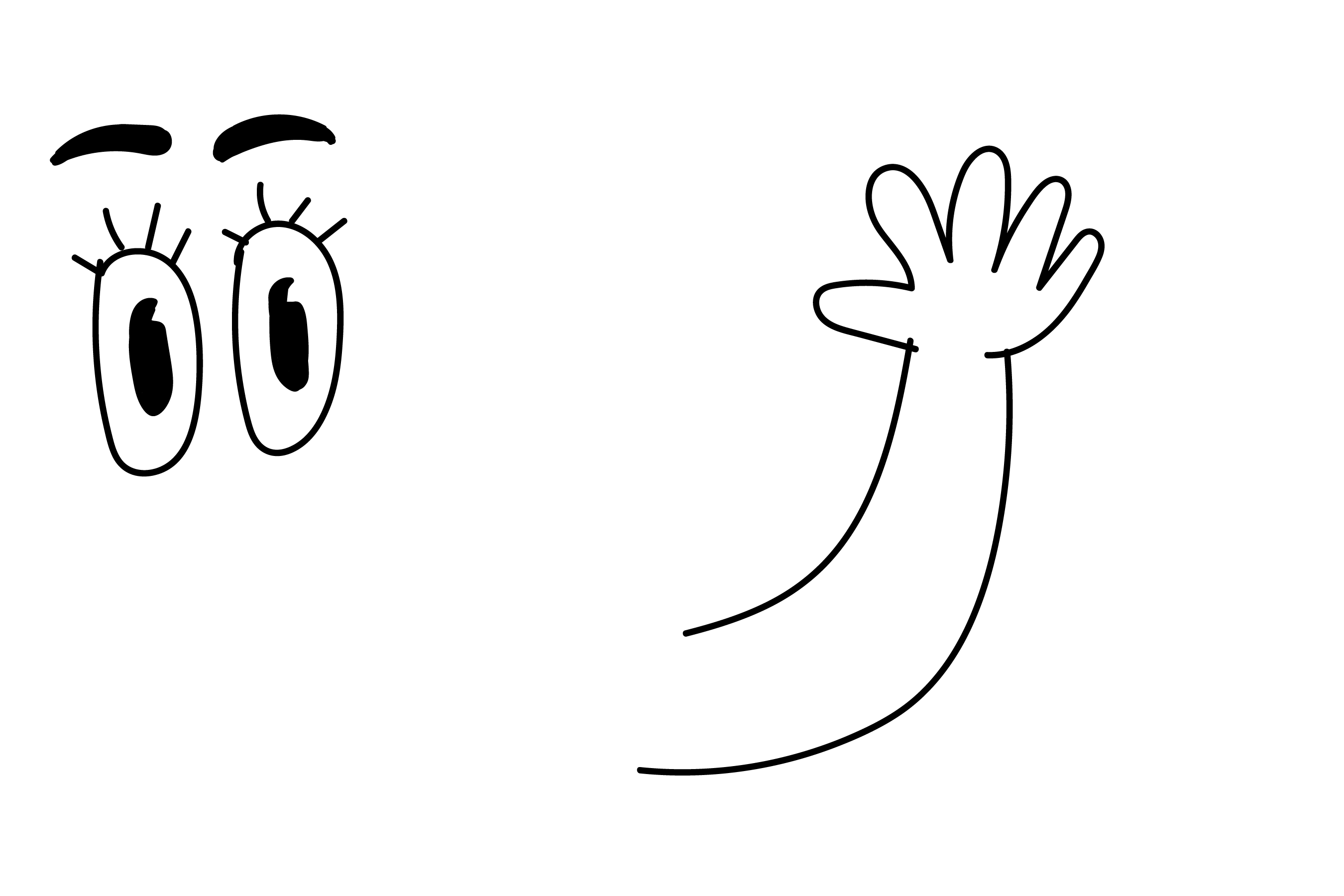 Eyes Hello Sticker for iOS & Android | GIPHY