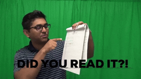 Did Your Read It GIFs - Find & Share on GIPHY