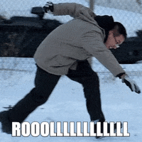 Throwing Snowballs Gif