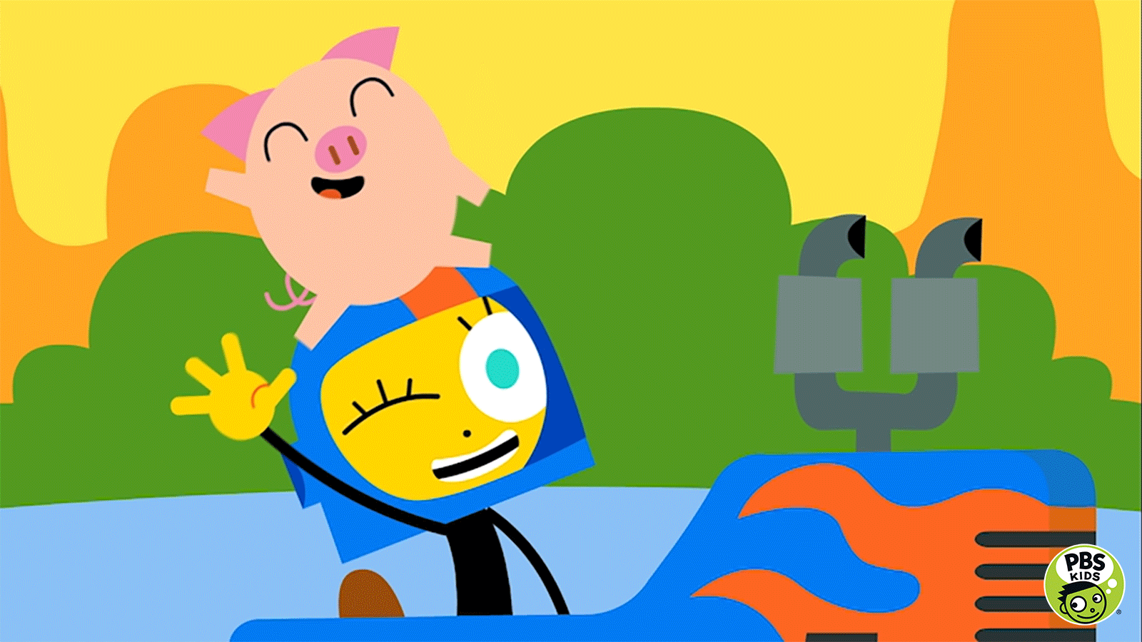 Oh Hello Wink GIF by PBS KIDS - Find & Share on GIPHY