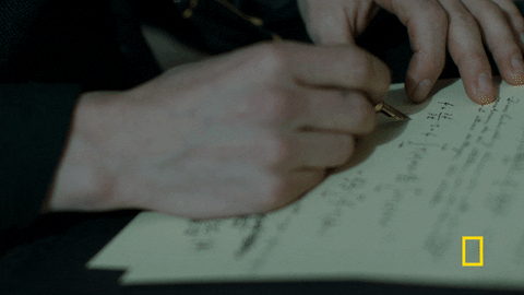 Writing A Letter Gif