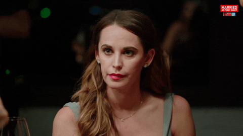 Shock Reaction GIF by Married At First Sight - Find & Share on GIPHY