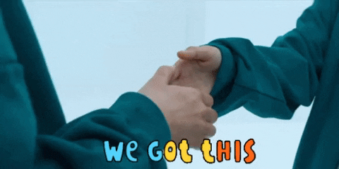 Go Team Handshake GIF by Justin - Find & Share on GIPHY