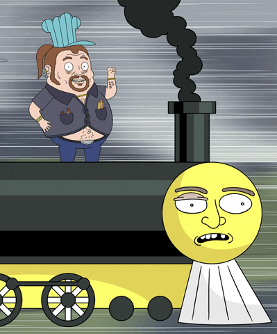 Happy Choo Choo GIF by Cartuna - Find & Share on GIPHY