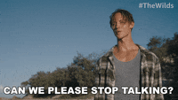 Please Stop Talking Gif