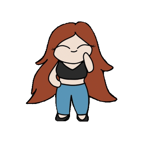 Cute Girl Sticker for iOS & Android | GIPHY