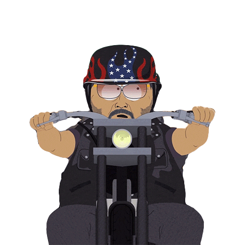 Biker Sticker by South Park for iOS & Android | GIPHY