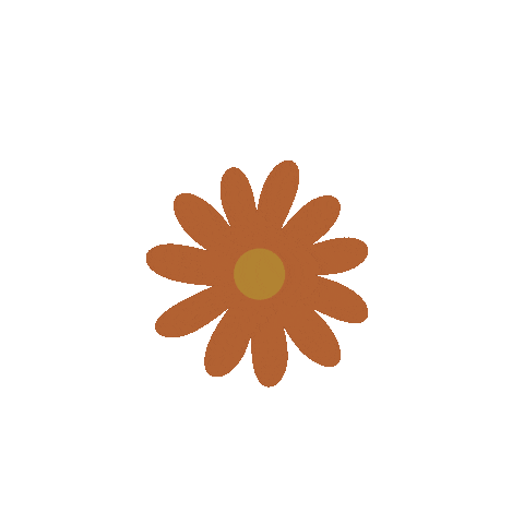 Orange Flower Sticker for iOS & Android | GIPHY