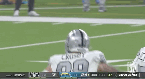 Las Vegas Raiders Football GIF by NFL - Find & Share on GIPHY